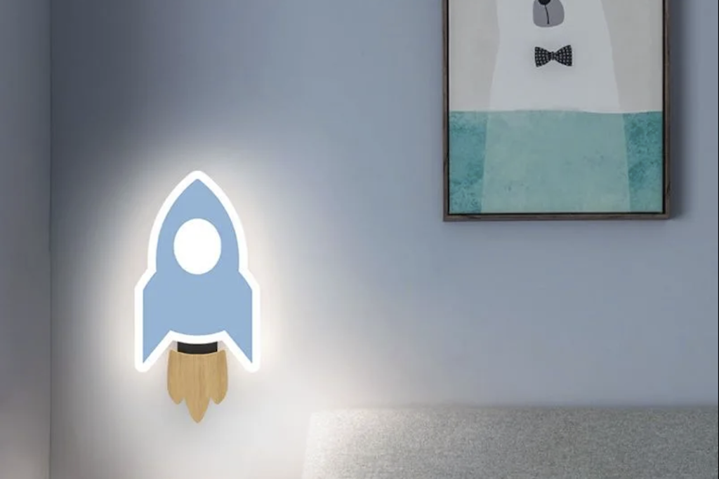 Whimsical Cartoon Wall Lamp for Kids' Room - Lore Design